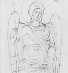 Drawing Heavenly Bodies: Virgin and Child Enthroned with attendant ...