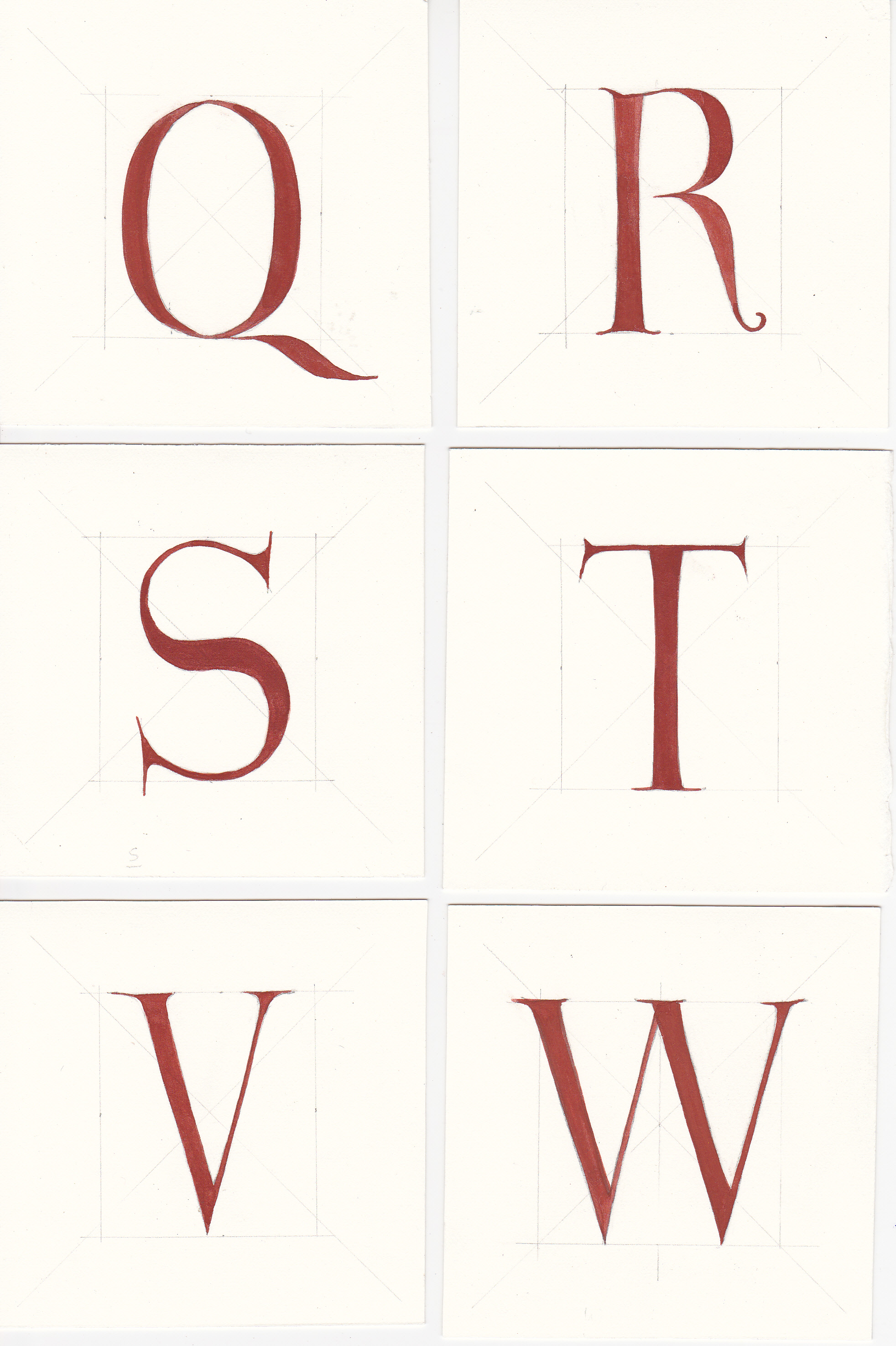 romanesque lettering | Icon Diploma Student