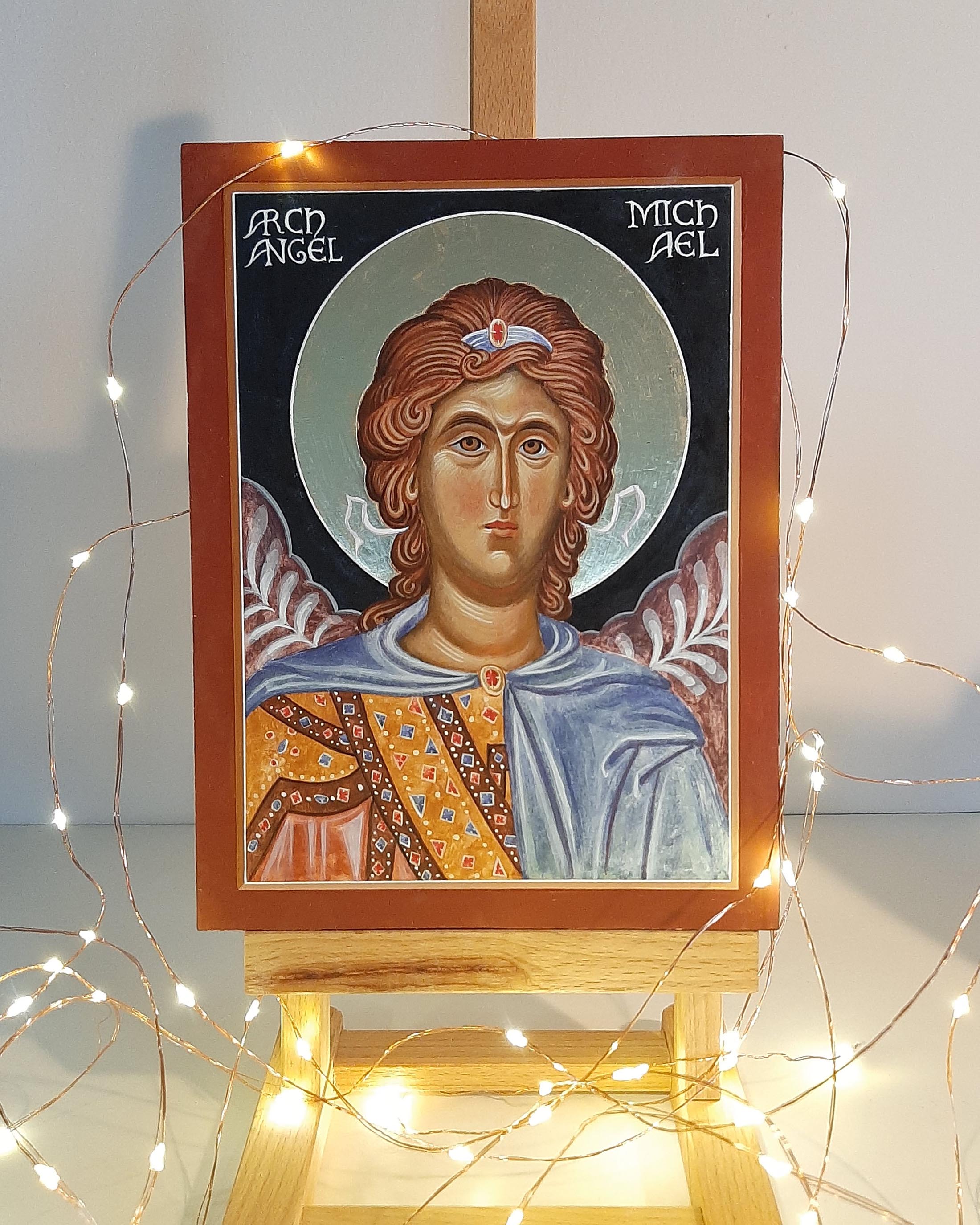 Archangel Michael – final part 4 | Icon Diploma Student